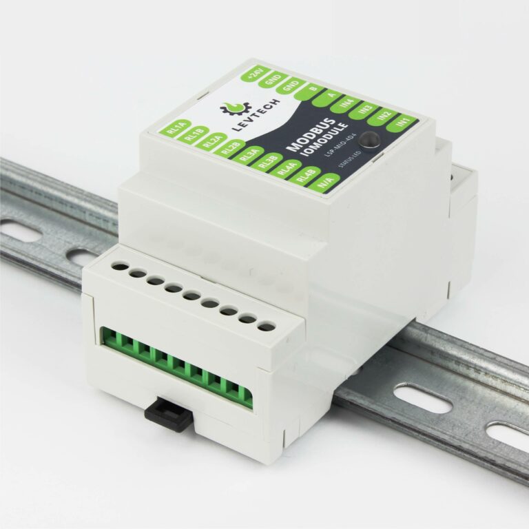 Modbus I/O module 2 Digital 2 Analog input - Levtech Service & Production